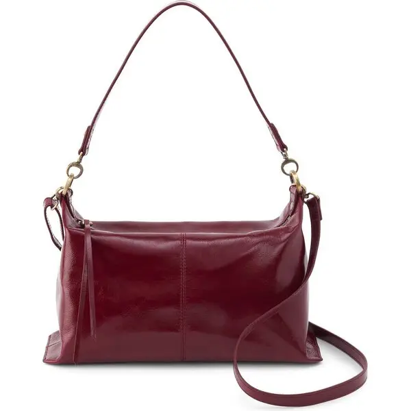 Hobo Avon Leather Shoulder Bag - Saddleberry