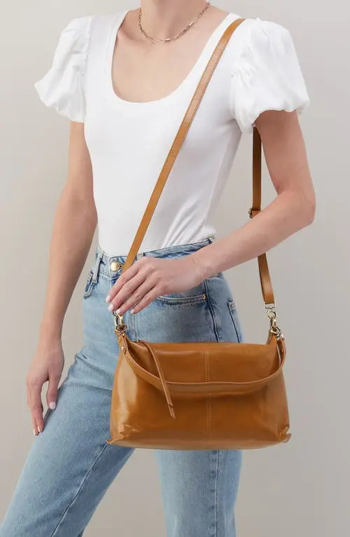 Hobo Avon Leather Shoulder Bag - Truffle