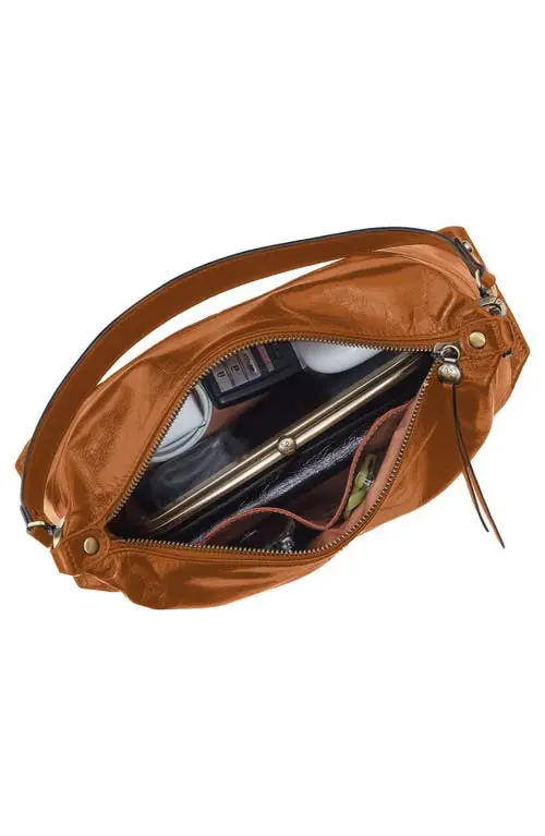 Hobo Avon Leather Shoulder Bag - Truffle