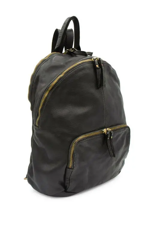 BOLSA NOVA Celeste Leather Backpack - Black