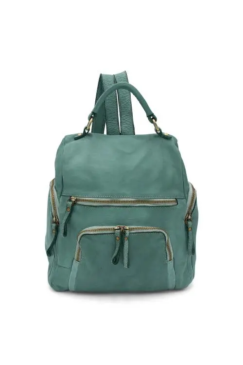 BOLSA NOVA Mia Leather Backpack - Pistachio