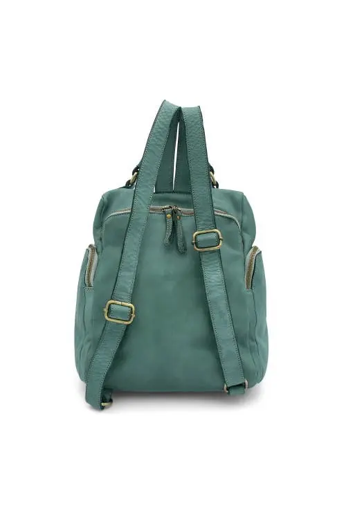 BOLSA NOVA Mia Leather Backpack - Pistachio