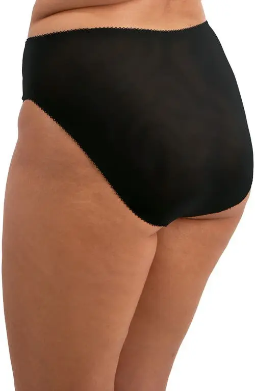 Elomi Zarla High Leg Briefs - Black