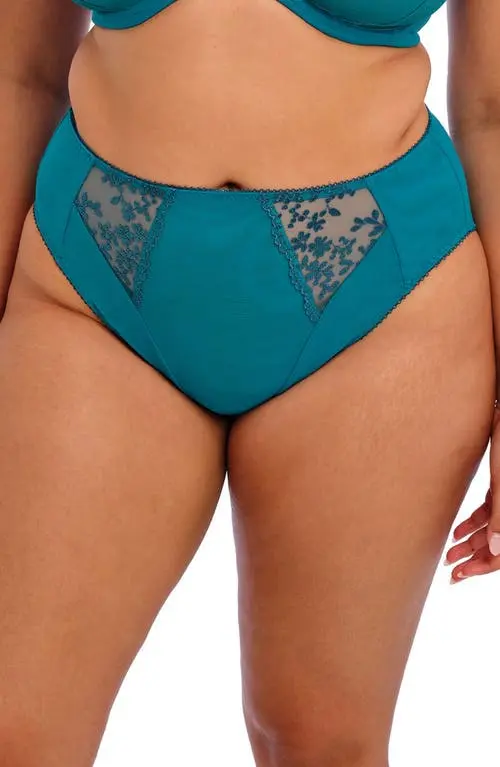 Elomi Zarla High Leg Briefs - Ocean Depths