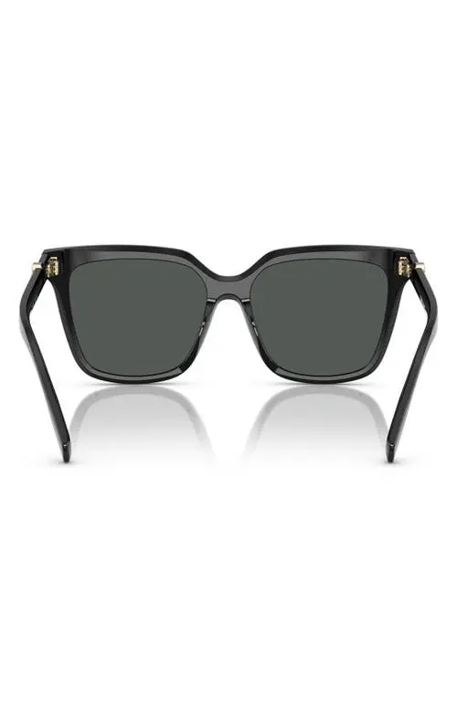 Tory Burch 56mm Square Sunglasses - Black