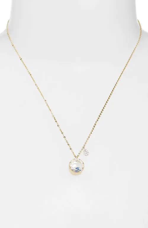 Meira T 14k Gold Sapphire And Diamond Pendant Necklace
