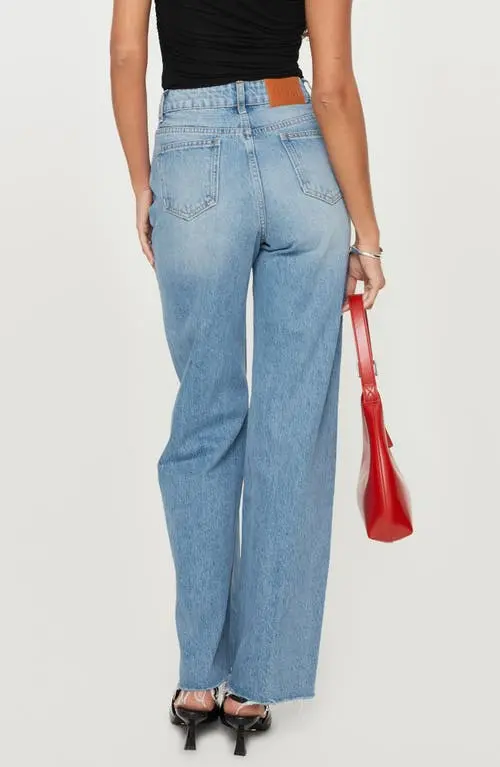 Princess Polly Henesey High-waist Straight-leg Jeans