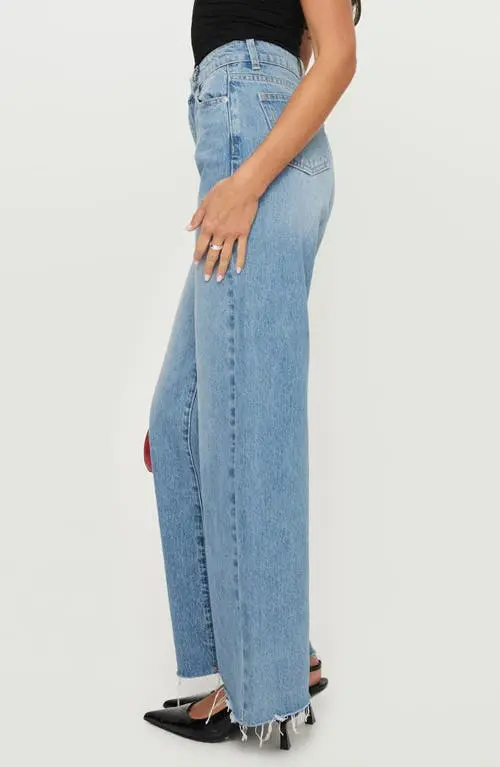 Princess Polly Henesey High-waist Straight-leg Jeans