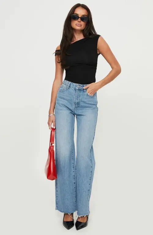Princess Polly Henesey High-waist Straight-leg Jeans