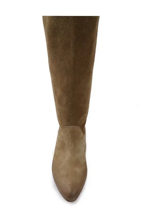 ZIGI Brindle Suede Wedge Boots - Sand Suede