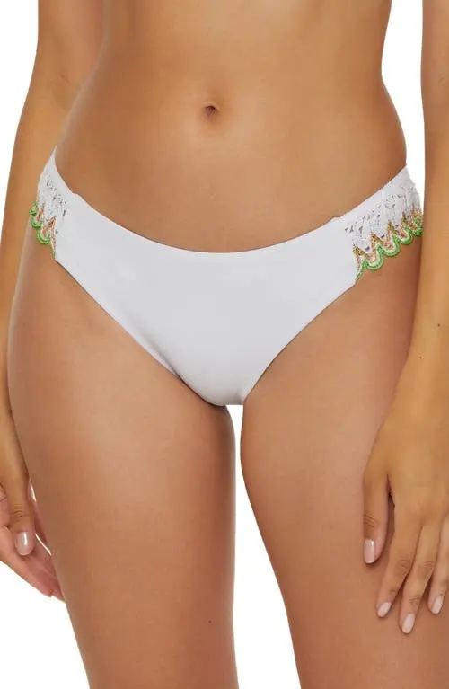 BECCA By Rebecca Virtue Delilah Bikini Bottom - White