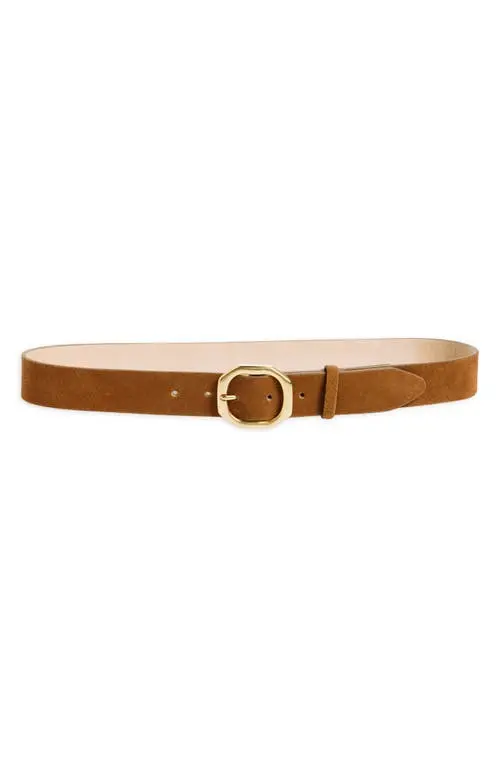 Rag & Bone Audrey Suede Leather Belt - Brown