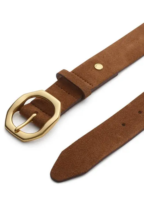 Rag & Bone Audrey Suede Leather Belt - Umbsd
