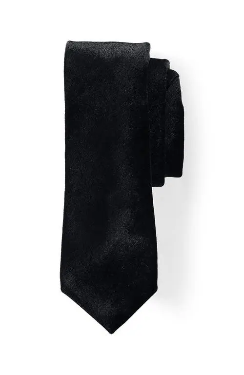 LANDS' END Pattern Necktie - Black