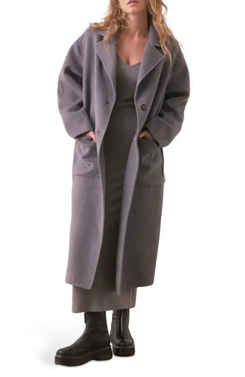 Marine Layer Colette Oversize Double Face Longline Coat