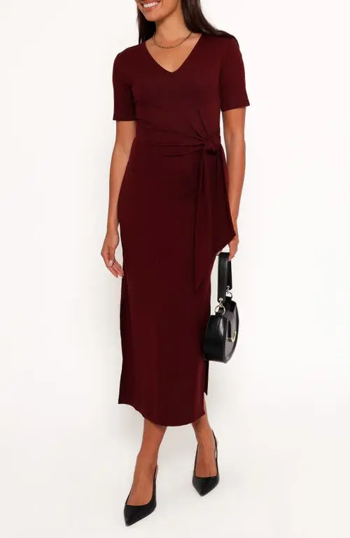 PETAL & PUP Asha Short Sleeve Midi Dress