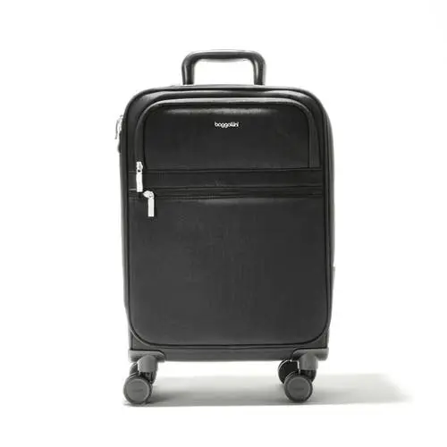 BAGGALLINI 4 Wheel Carry-on Suitcase - Black