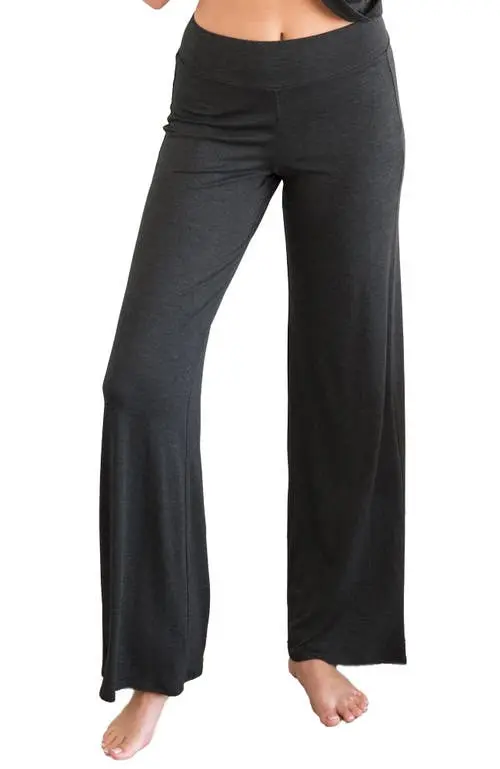 JJWINKS Power Palazzo Lounge Pant - Charcoal