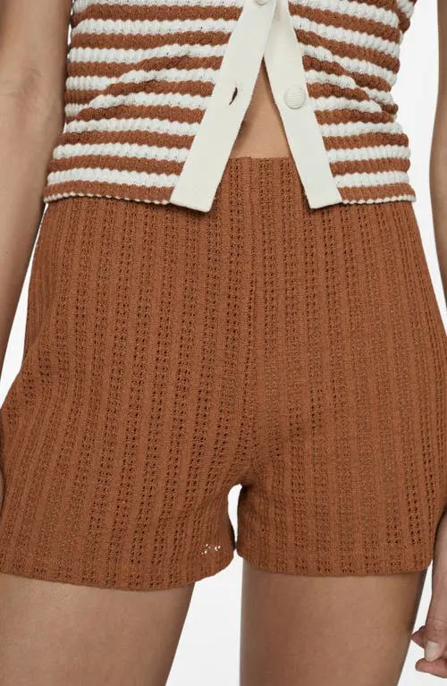 Mango Straight Knit Shorts