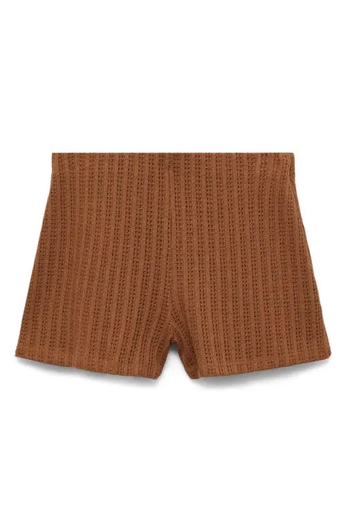 Mango Straight Knit Shorts