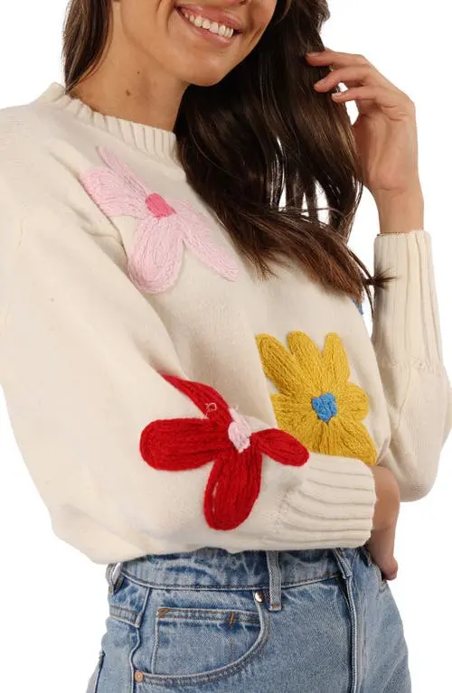 PETAL & PUP Raelynn Embroidered Sweater