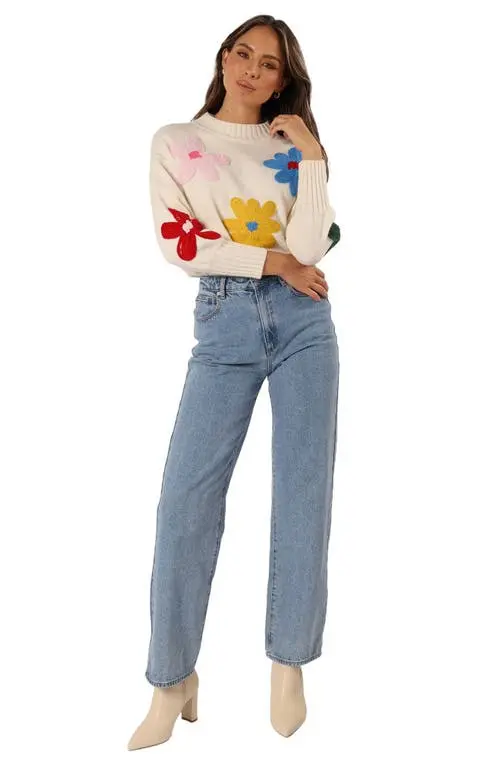 PETAL & PUP Raelynn Embroidered Sweater