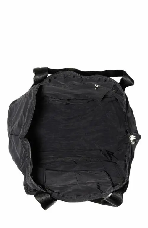 BAGGALLINI Carryall Expandable Packable Weekender Tote Bag - Black