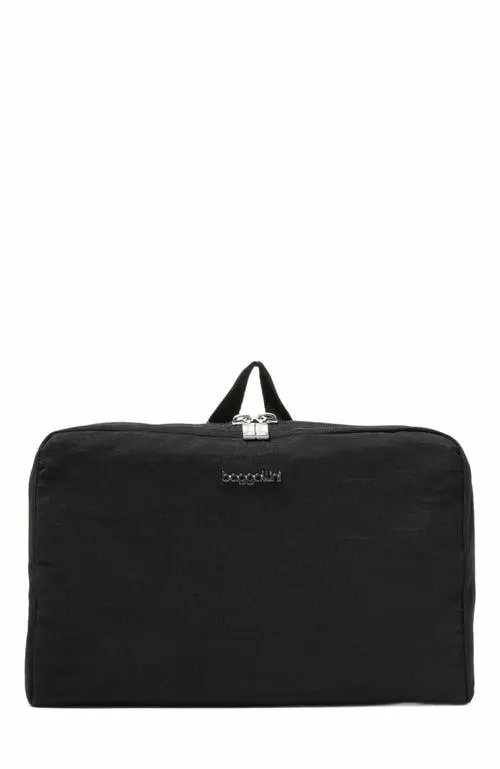 BAGGALLINI Carryall Expandable Packable Weekender Tote Bag - Black
