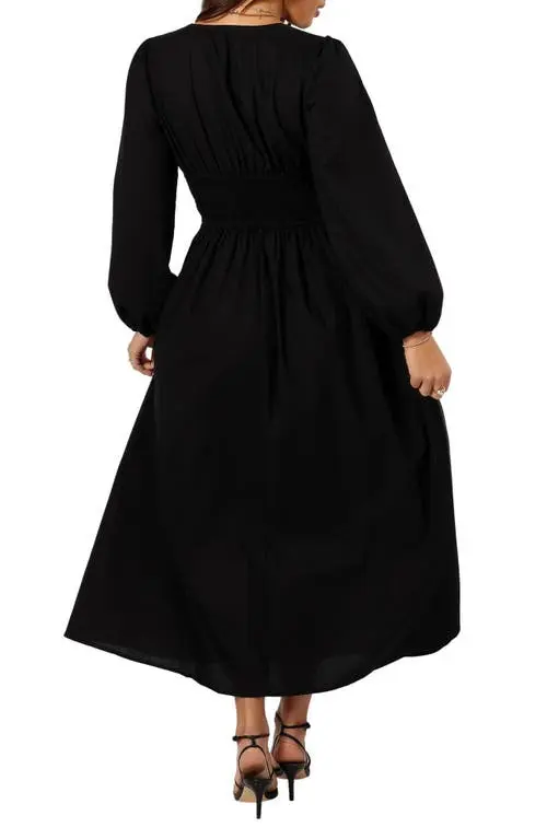 PETAL & PUP Cece Long Sleeve Maxi Dress