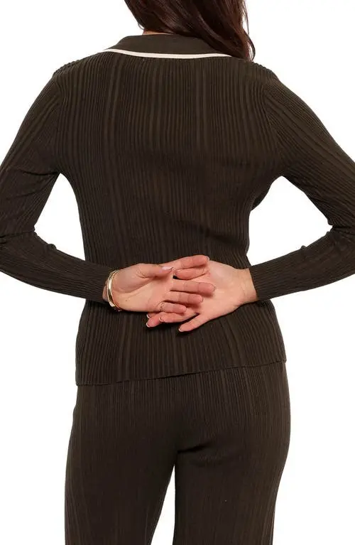 PETAL & PUP Alondra Ribbed Cardigan