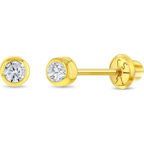 IN SEASON JEWELRY 14k Yellow Diamond Stud Earrings - Gold