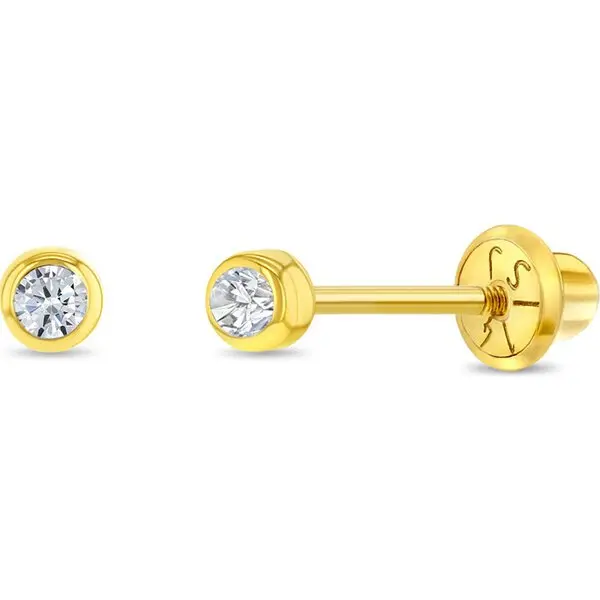 IN SEASON JEWELRY 14k Yellow Diamond Stud Earrings - Gold