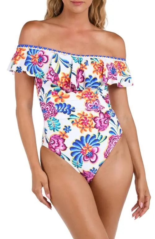 La Blanca Paradiso Ruffle One-piece Swimsuit - Multi