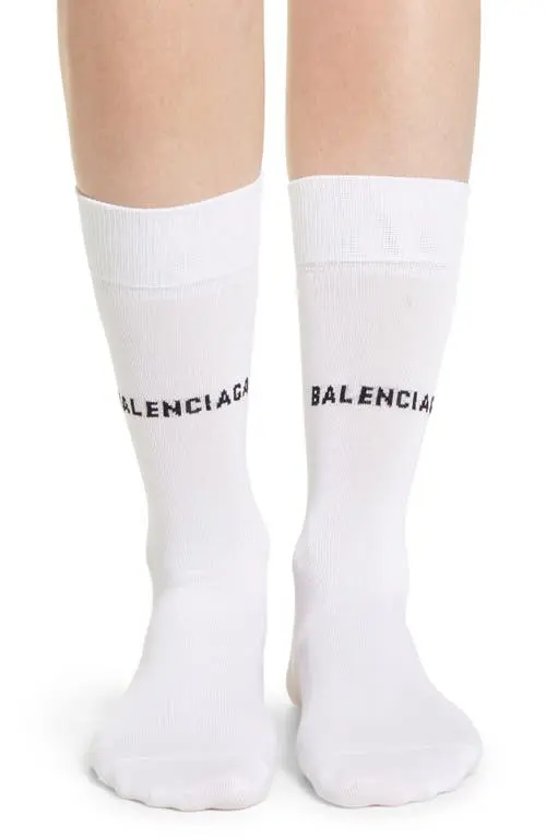 Balenciaga Classic Logo Socks