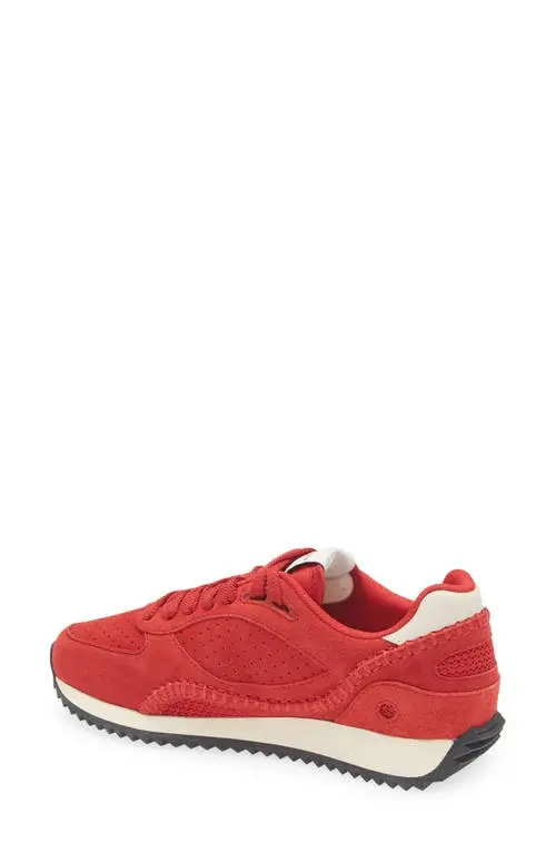Rag & Bone Drift Runner Sneaker - Flame Red Suede