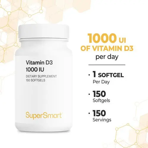 SUPERSMART Vitamin D3 1000iu
