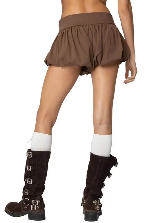 EDIKTED Adrianna Bubble Hem Shorts