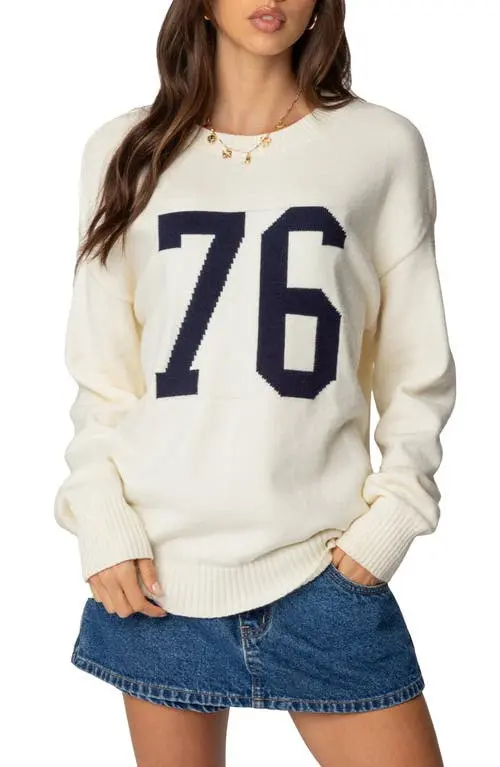 EDIKTED 76 Sweater - Cream