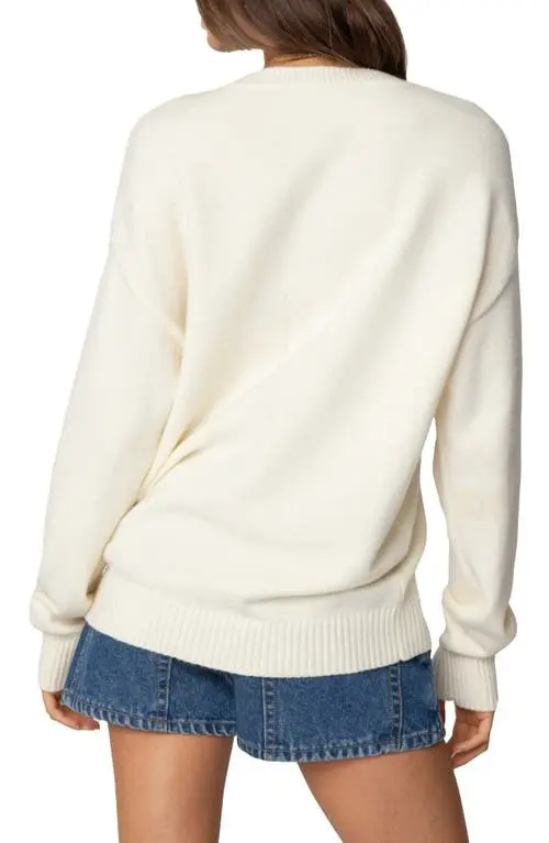 EDIKTED 76 Sweater - Cream