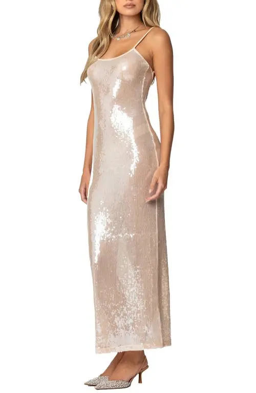 EDIKTED Sequin Slipdress