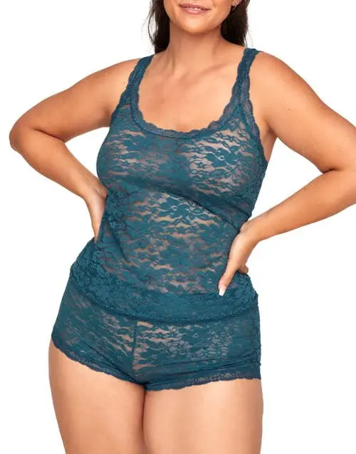 ADORE ME Roanne Tank & Shortie Set Lingerie - Dark Blue
