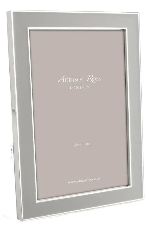 ADDISON ROSS LONDON Chiffon Enamel Picture Frame - Grey