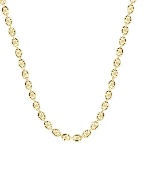 BLISS DIAMOND Mariner Chain Necklace - 14k Yellow Gold