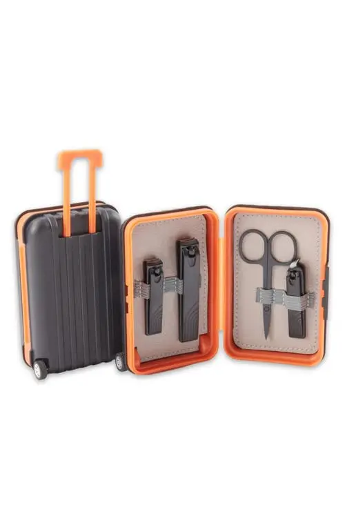 BEY-BERK Valise Manicure Set