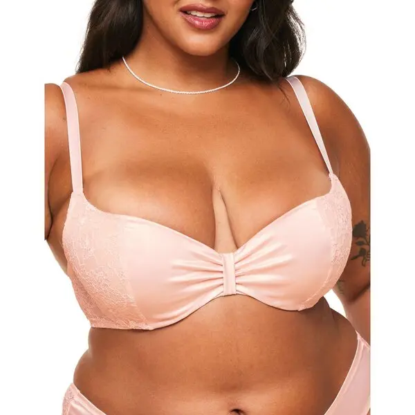 ADORE ME Eira Push Up Demi Bra - Light Pink