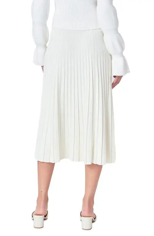 Endless Rose Pleated Knit Skirt