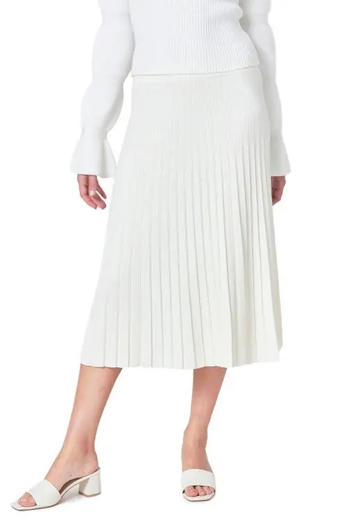 Endless Rose Pleated Knit Skirt