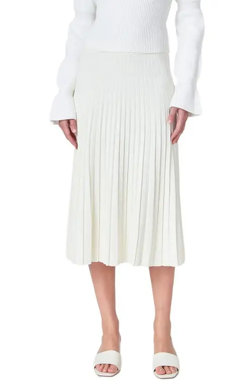 Endless Rose Pleated Knit Skirt