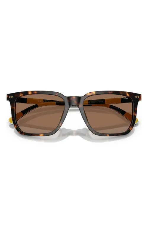 Polo Ralph Lauren Ralph Ralph Lauren 55mm Rectangular Sunglasses - Shiny Havana