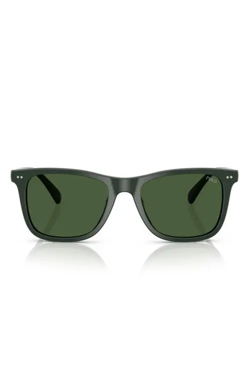 Polo Ralph Lauren Ralph Ralph Lauren 55mm Square Sunglasses - Green